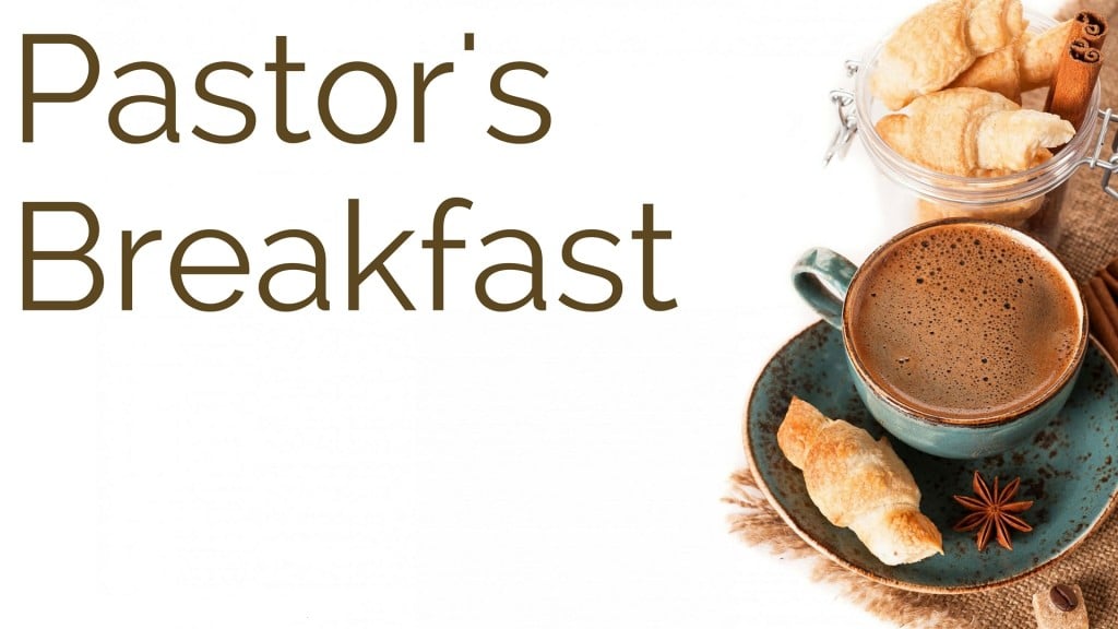 Evident Grace Launches Pastor’s Breakfast – Evident Grace Fellowship